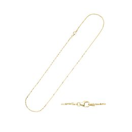 Goldkette Jobo "Criss-Cross-Kette" Halsketten Gr. Gelbgold 333, Länge: 42 cm, goldfarben (gelbgold 333> <) Damen Goldketten