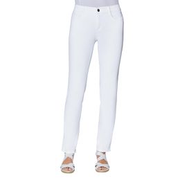 Stretch-Jeans Ascari Gr. 34, Normalgrößen, weiß Damen Jeans Stretch