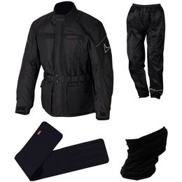 Nerf Motorradkombi NERVE "NERVE Set" Overalls Gr. XL, N-Gr, schwarz Motorradkombis