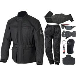 Nerf Motorradkombi NERVE Overalls Gr. L, N-Gr, schwarz Motorradkombis