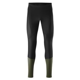 Fahrradhose Gonso "MONTANA HIP RAW 3" Gr. L, Normalgrößen, grün (olivgrün) Herren Hosen