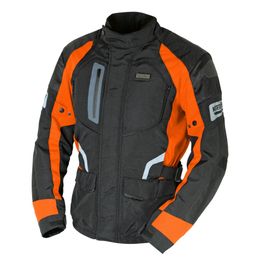 Nerf Motorradjacke NERVE "Nerve Spark" Gr. L, orange (orange, schwarz), Jacken, Herren, L, Obermaterial: 100% Polyester. Innenseite: 100% Polyester