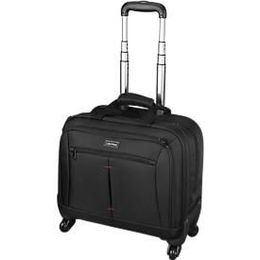 LIGHTPAK Business Laptop Trolley Star, mit Tragegriff und Rolllen, Nylon, schwarz