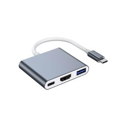 Lippa 3-in-1 87W USB-C PD 4K HDMI Hub USB-Hubs - 3