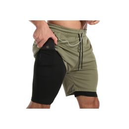 KIKI Jogginghose Herren Shorts Sommer Quick Dry Laufshorts Sportshorts Laufshorts