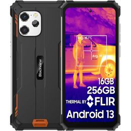 Blackview BV8900 Orange Rugged Octa Core Smartphone, Outdoorhandy mit 8 GB RAM und 256 GB Speicher