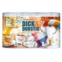 DICK&DURSTIG Küchenrolle 2-lagig 8 Rollen à 45 Blatt