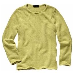 Mey & Edlich Mey & Edlich Herren Sweat-Shirt Regular Fit Gelb einfarbig