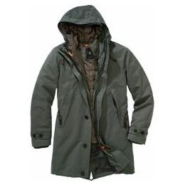 Mey & Edlich Mey & Edlich Herren Parkajacke Regular Fit Gruen einfarbig