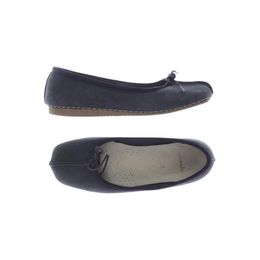 Clarks Damen Ballerinas, marineblau, Gr. 4