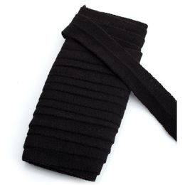 buttinette Stricktresse, schwarz, 3 cm, Länge: 5 m