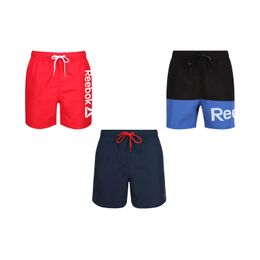 Reebok Herren Badeshorts mit einer Hosentasche