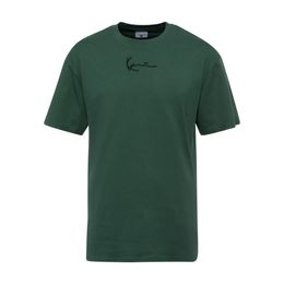 Karl Kani T-Shirt 'Essential' Herren Gr&ouml;&szlig;e L dunkelgr&uuml;n / schwarz