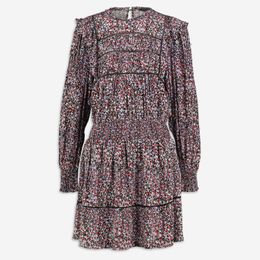 TK Maxx Schwarzes Minikleid mit floralem Muster