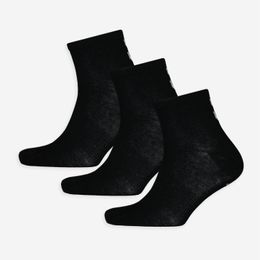 TK Maxx 3er-Pack schwarze Regular Fit Mid Cut Socken