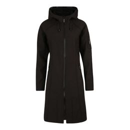 Ilse Jacobsen Mantel 'RAIN37L' Damen Gr&ouml;&szlig;e XS schwarz / wei&szlig;