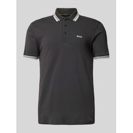 BOSS Green Regular Fit Poloshirt mit Label-Stitching Modell 'PADDY'