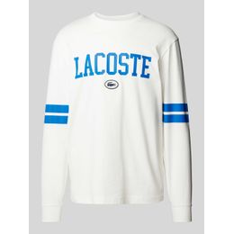 Lacoste Classic Fit Longsleeve mit Label-Print