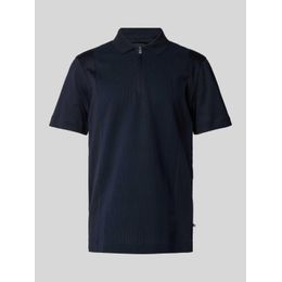 BOSS Slim Fit Poloshirt mit Reißverschluss