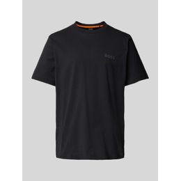 BOSS Orange T-Shirt mit Label-Print Modell 'Telogoboss'