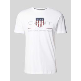 Gant T-Shirt mit Label-Print Modell 'ARCHIVE'