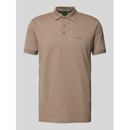 BOSS Green Regular Fit Poloshirt mit Label-Stitching Modell 'PADDY'