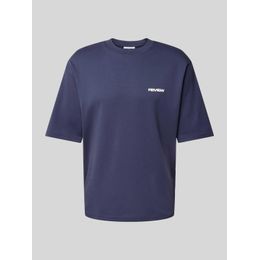 Review T-Shirt mit Logo-Detail