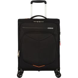 Weichgepäck-Trolley American Tourister "Summerfunk, 55 cm" Gr. B/H/T: 40 cm x 55 cm x 23 cm 43 l, schwarz (black) Koffer Handgepäck-Koffer