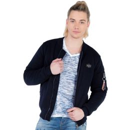 Cipo & Baxx Sweatjacke CIPO & BAXX Gr. S, schwarz Herren Sweatjacken