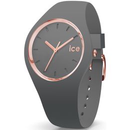 Ice Watch Quarzuhr ICE-WATCH "ICE glam colour - Grey Medium, 15336" Armbanduhren rosegold (grau) Damen Quarzuhren