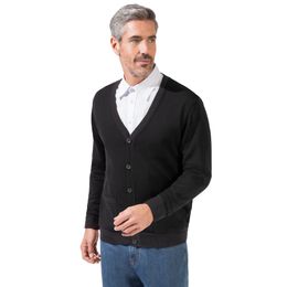 Strickjacke Marco Donati Gr. 48, schwarz Herren Strickjacken