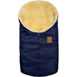 Fußsack Heitmann Felle "Eisbärchen - Kleiner Winterfußsack" Fußsäcke blau (marine) Kinder Zubehör für Kinderwagen