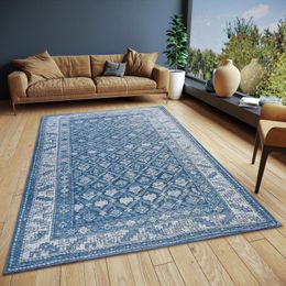 Teppich Hanse Home "Curan" Teppiche Gr. B/L: 200 cm x 285 cm, 6 mm, 1 St., blau Orientalische Muster