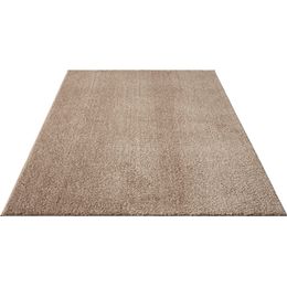 Hochflor-Teppich my home "Andor" Teppiche Gr. B/L: 160 cm x 230 cm, 25 mm, 1 St., beige (sand) Esszimmerteppiche