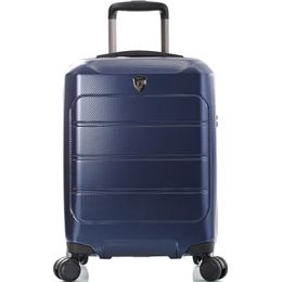 Hartschalen-Trolley Heys "Eco Case, 53 cm, Navy Blau" Gr. B/H/T: 38 cm x 53 cm x 23 cm 39 l, blau (navy blue) Koffer Handgepäck-Koffer