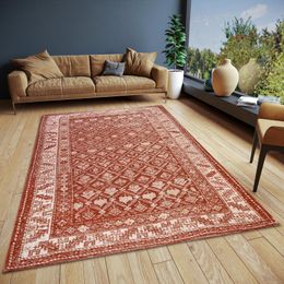 Teppich Hanse Home "Curan" Teppiche Gr. B/L: 200 cm x 285 cm, 6 mm, 1 St., orange (terra) Orientalische Muster