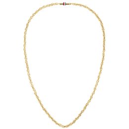 Kette ohne Anhänger Tommy Hilfiger "Schmuck Edelstahl Halsschmuck Gliederkette Unisex" Halsketten Gr. Edelstahl, Länge: 61 cm Breite: 7 mm, gelb (gelbgoldfarben) Damen Ketten ohne Anhänger