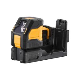 Dewalt Kreuzlinienlaser "DCE088NG18-XJ Kreuzlinien-Laser grün, Laserkl. 2, horizontal/vertikal" Lasermessgeräte gelb Linienlaser