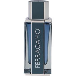 Eau de Parfum Salvatore Ferragamo "Intense Leather" Parfüms Gr. 100 ml, blau Damen Eau de Parfum