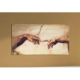 Wandbild Home Affaire "Hände" Bilder Gr. B/H: 100 cm x 50 cm, beige (natur) Kunstdrucke