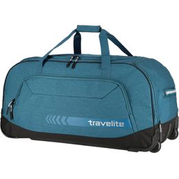 Reisetasche Travelite "Kick Off XL, 77 cm" Gr. B/H/T: 77 cm x 41 cm x 38 cm, blau (petrol) Taschen Reisetaschen