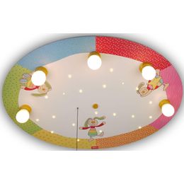 Deckenleuchte Niermann "Rainbow Rabbit" Lampen Gr. Höhe: 7 cm, bunt Kinder Kinderlampe Kinderzimmerleuchten