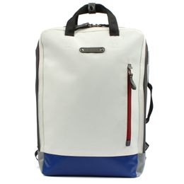 Laptoprucksack 7CLOUDS "Agal 7.2 M" Gr. B/H/T: 30 cm x 40 cm x 13 cm, bunt (weiß, blau, rot) Rucksäcke Taschen