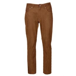 Lederhose JCC "Phill" Gr. 46, Normalgrößen, braun (cognac) Herren Hosen Lederhosen