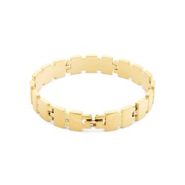 Armband Tommy Hilfiger "Schmuck Edelstahl Armschmuck Gliederkette" Armbänder Gr. Edelstahl, gelb (gelbgoldfarben) Damen Trachtenmode