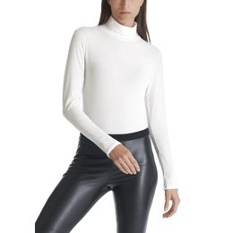 Rollkragenshirt Marc Cain ""Collection Essential" Premium Damenmode" Gr. 3 (38), weiß (white) Damen Shirts Jersey