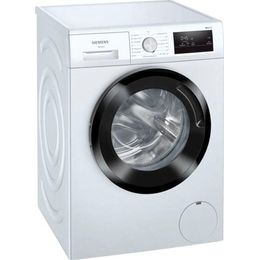 B (A bis G) Siemens Waschmaschine "WM14N0K5" Waschmaschinen schwarz-weiß (weiß, schwarz) Frontlader