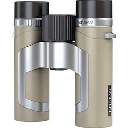 GOVIEW Fernglas "ZOOMR 8x26", braun (light braun), B:11,7cm H:3,8cm T:11,7cm, Ferngläser