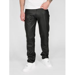 Lederhose JCC "3102182" Gr. 48, Normalgrößen, schwarz (black) Herren Hosen Lederhosen