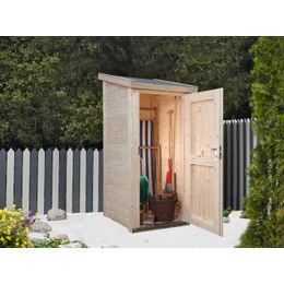 Garten-Geräteschrank Wolff "20-A" Gerätehäuser beige (natur) Geräteschränke